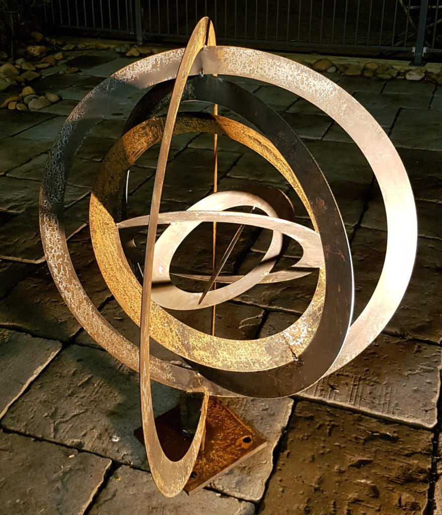 Eccentric Sculpture - Iron Bark Metal Design