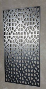Moroccan Privacy Screen - Iron Bark Metal Design