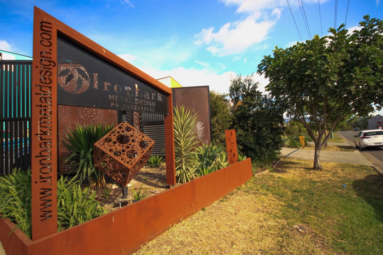 Signage 1 - Iron Bark Metal Design