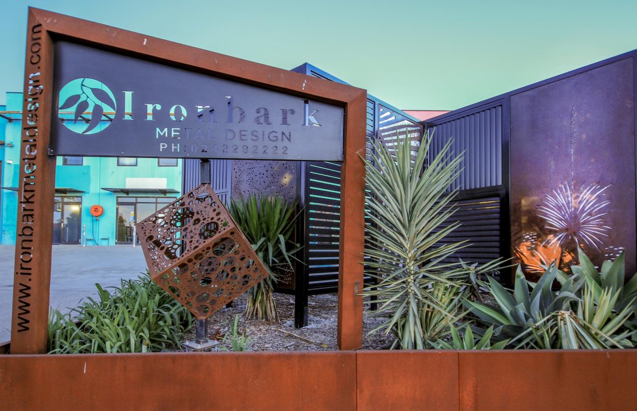 Ironbark Business Signage - Iron Bark Metal Design