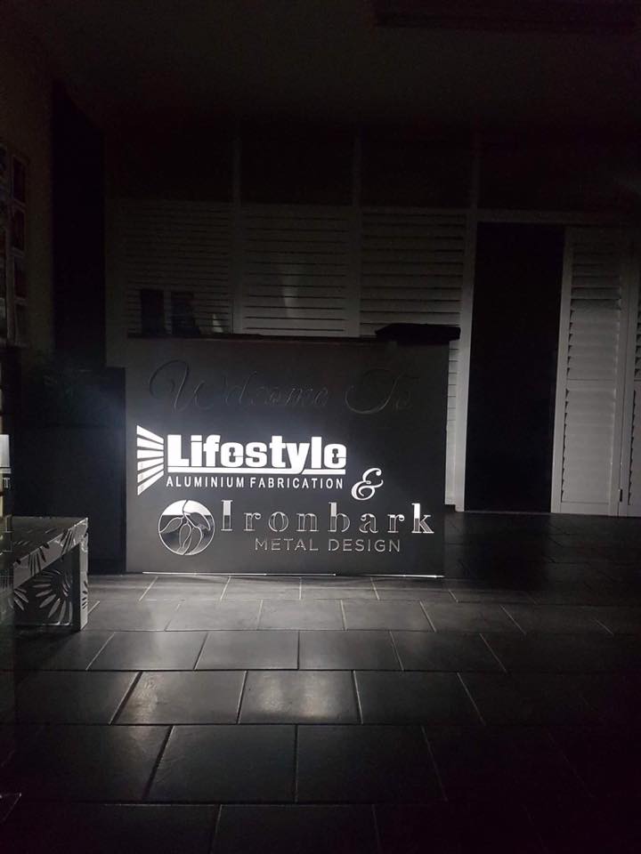 Lifestyle Signage - Iron Bark Metal Design