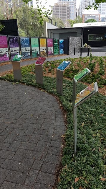 Stainless Steel Signage - Sydney Royal Botanic Gardens - Iron Bark ...