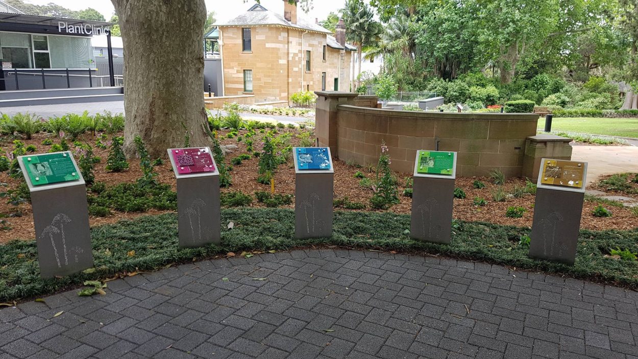 Stainless Steel Signage - Sydney Royal Botanic Gardens - Iron Bark ...