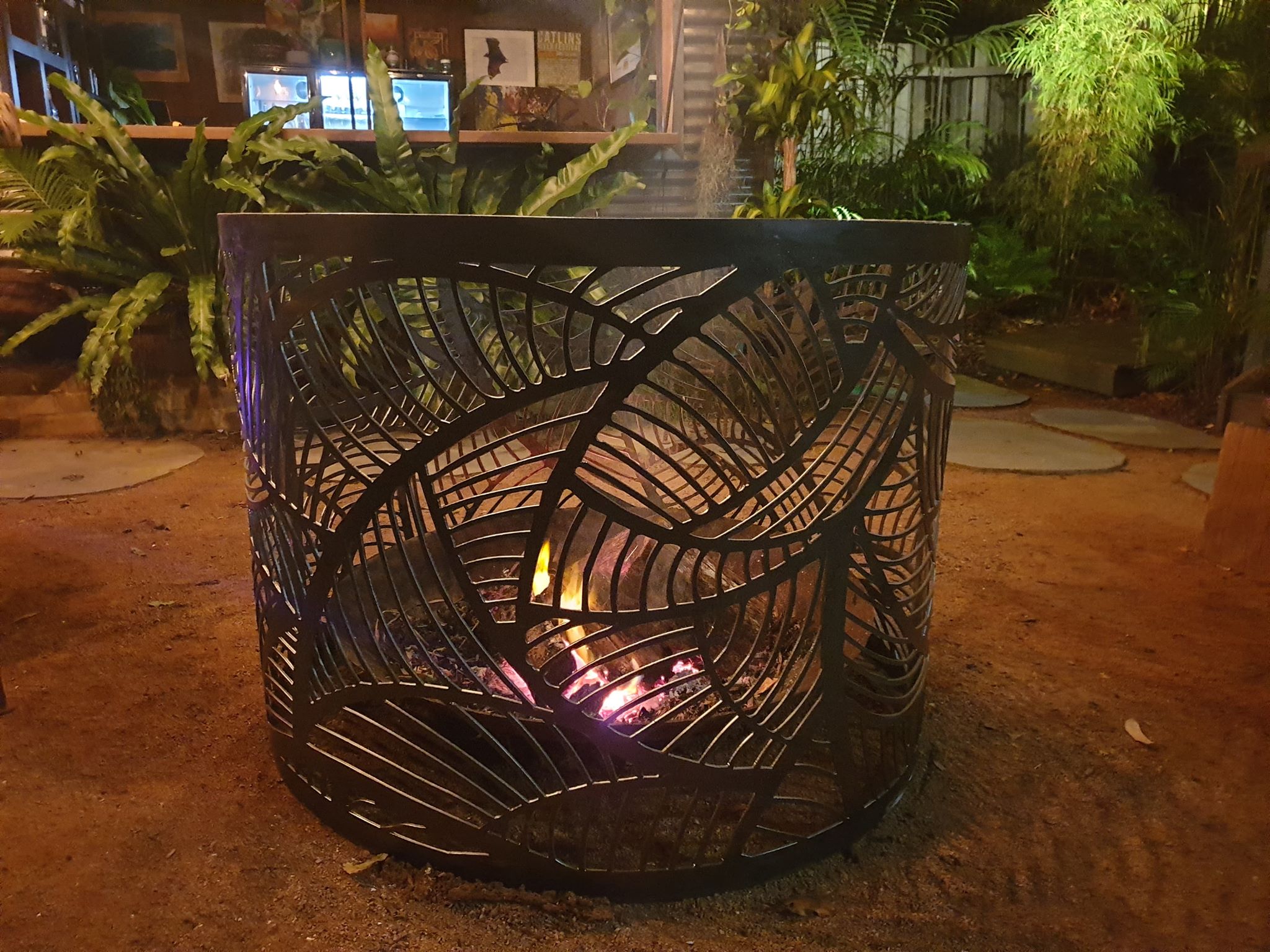 Fire Ring - Iron Bark Metal Design