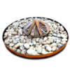 Steel Fire Pit Frames to surround your firepit, Round & Square Style ...