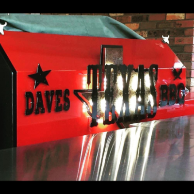 Business Signage in Powder Coated Aluminium - Iron Bark Metal Design