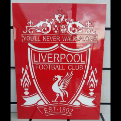 EPL Football Signage- Liverpool FC - Iron Bark Metal Design