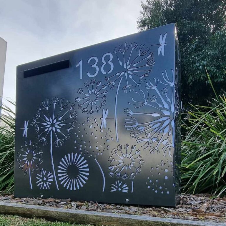 Custom Letterboxes With Your House Number and Address