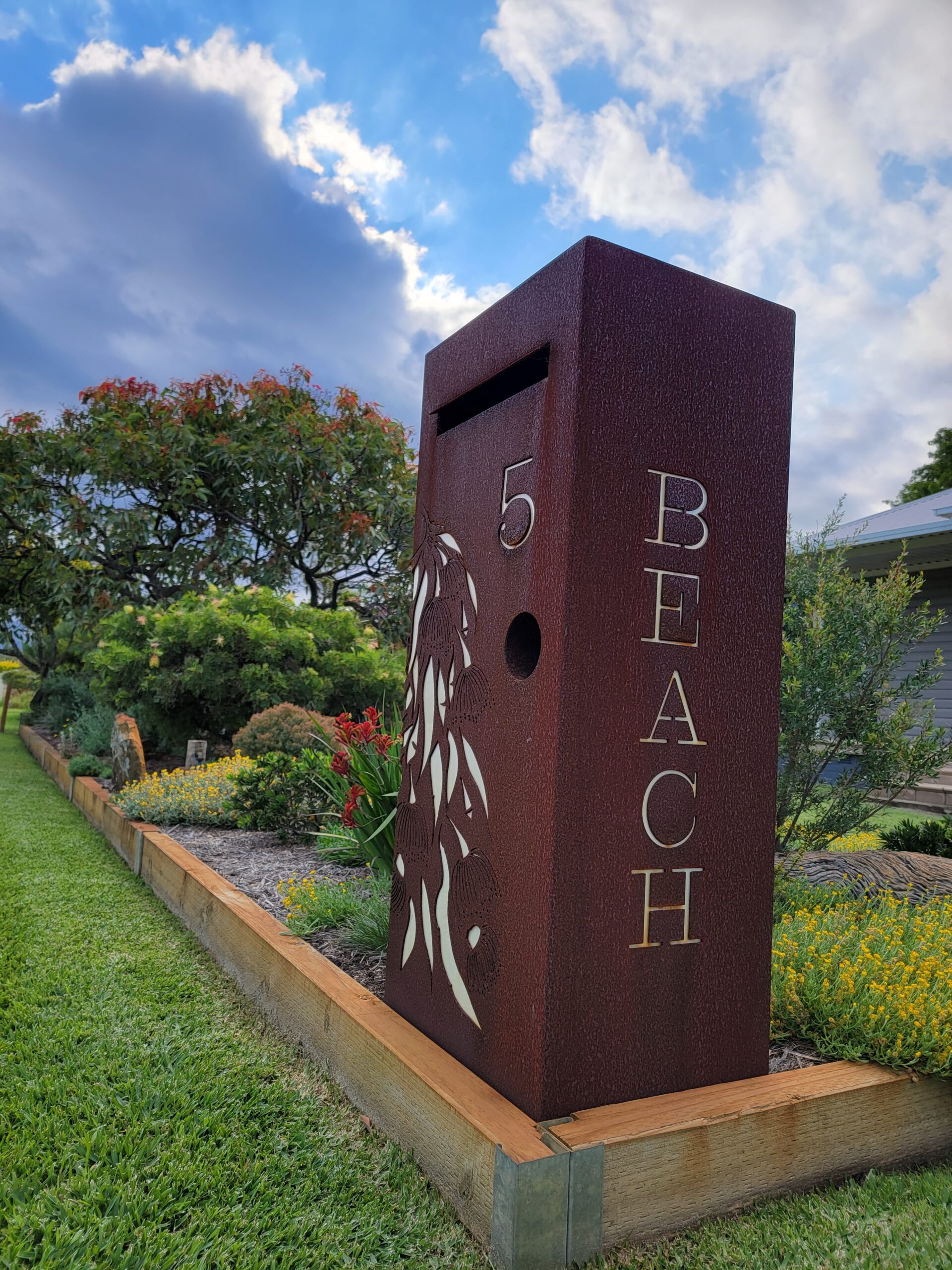 Standard Parcel Letterbox | Custom Metal Post Box