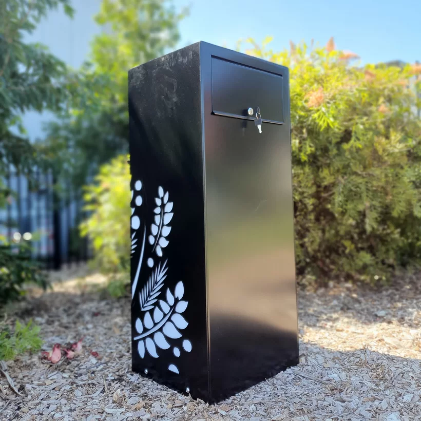 Medium Letterbox with Your choice of Pattern, 100cm High x 40cm Wide